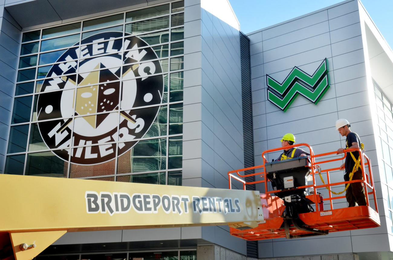 Nailers Logo Adorns WesBanco Arena Exterior | News, Sports, Jobs - The ...
